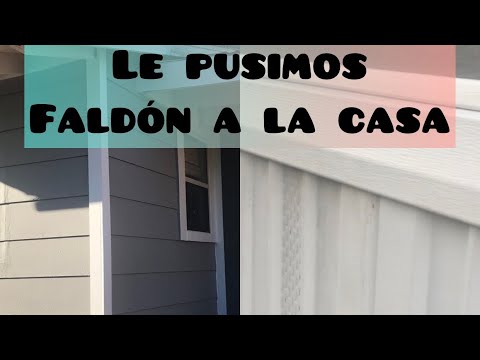 COMO PONER LA FALDA O RODAPIÉS O FALDÓN A UNA CASA?😲 - YouTube