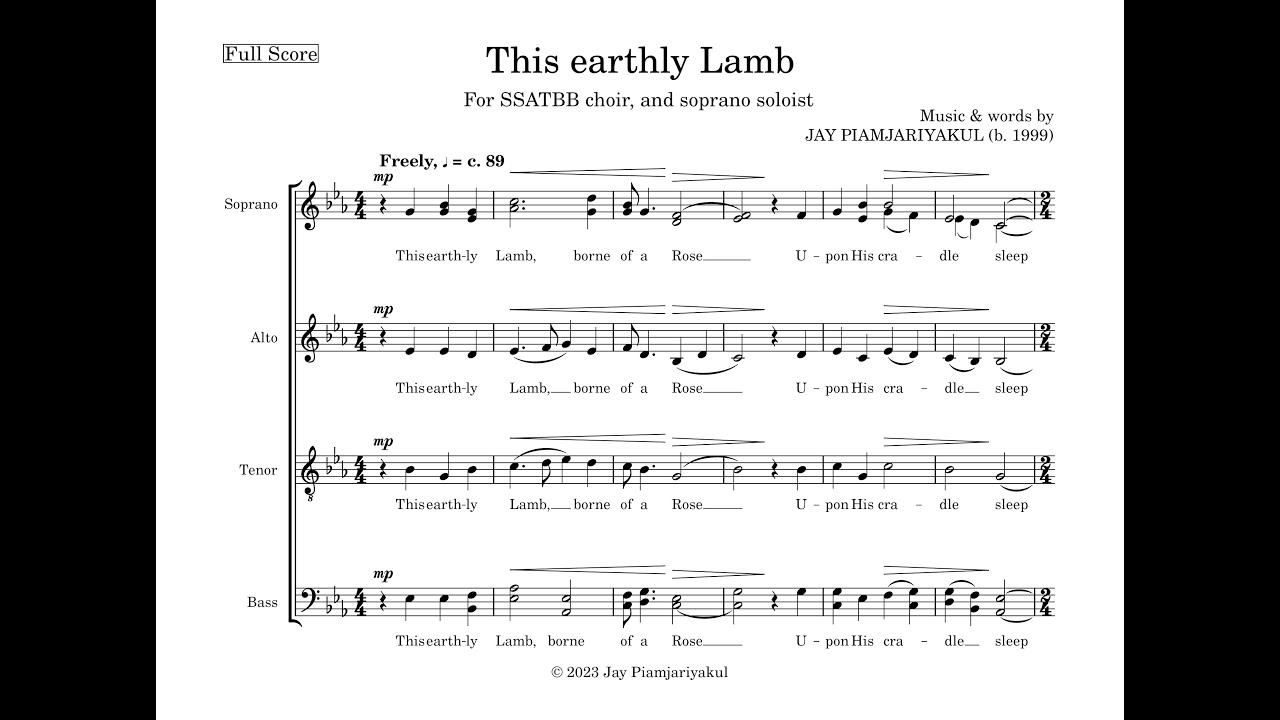 This Earthly Lamb (Original Carol) - YouTube