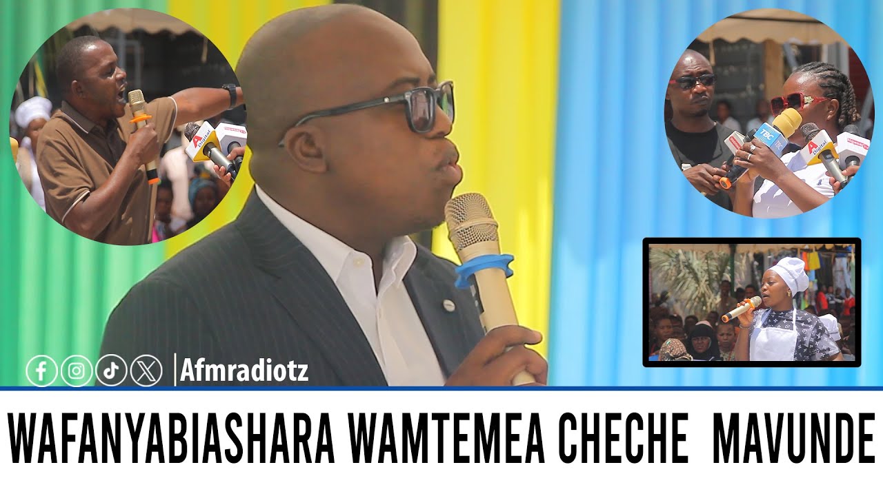 WAFANYABIASHARA WA MACHINGA COMPLEX WATEMA CHECHE MBELE YA MBUNGE WA ...