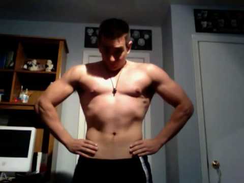 17 year old bodybuilder- 8-9 months in. - YouTube