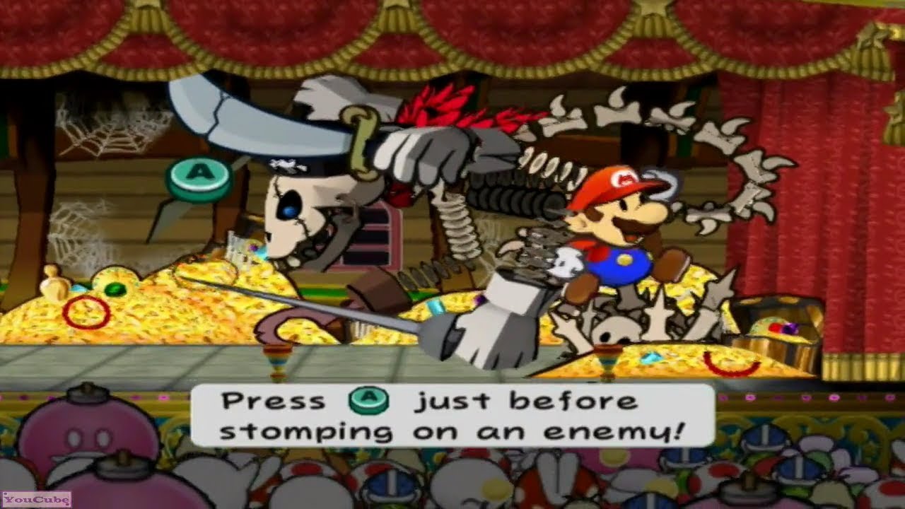Paper Mario The Thousand-Year Door - CH5 - Cortez (Boss) - YouTube