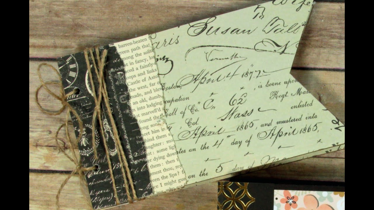 Banner Flip Album using the Ultimate DIY Scrapbook Printble Template ...