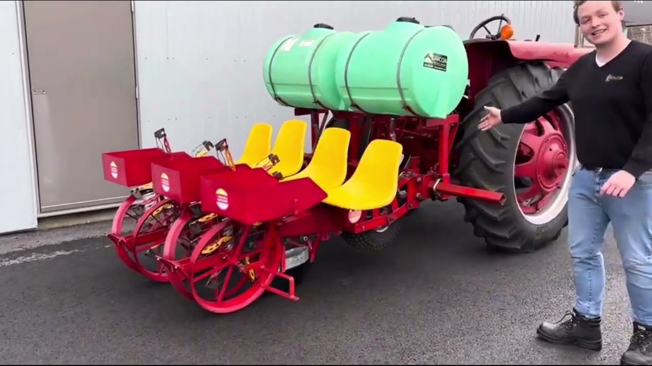 Mechanical Transplanter Model 1000 Transplanter YouTube
