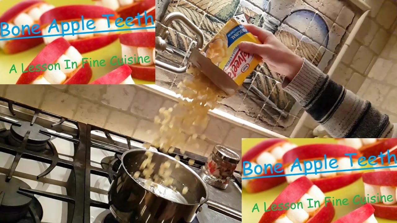 Bone Apple Teeth - A Lesson In Fine Cuisine - YouTube