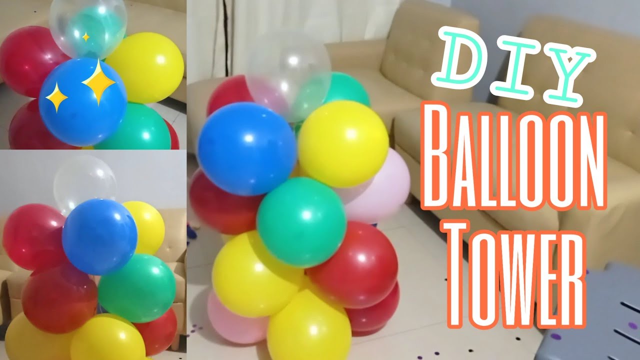 VLOG #31: DIY BALLOON TOWER🎈 - YouTube