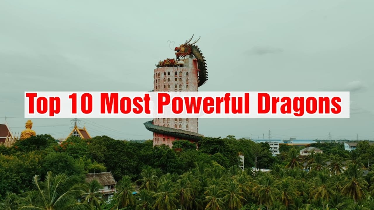 Top 10 Most Powerful Dragons In Mythology - YouTube