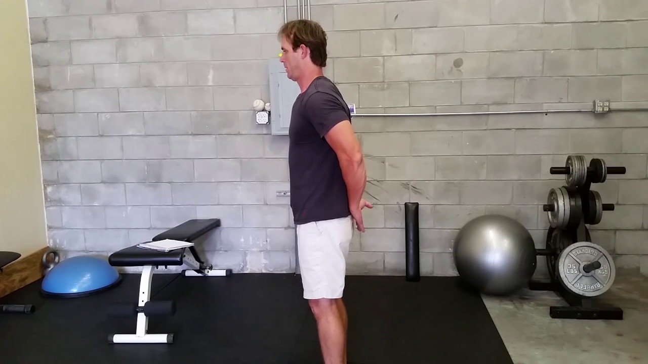 Isometric Glute Squeeze - YouTube