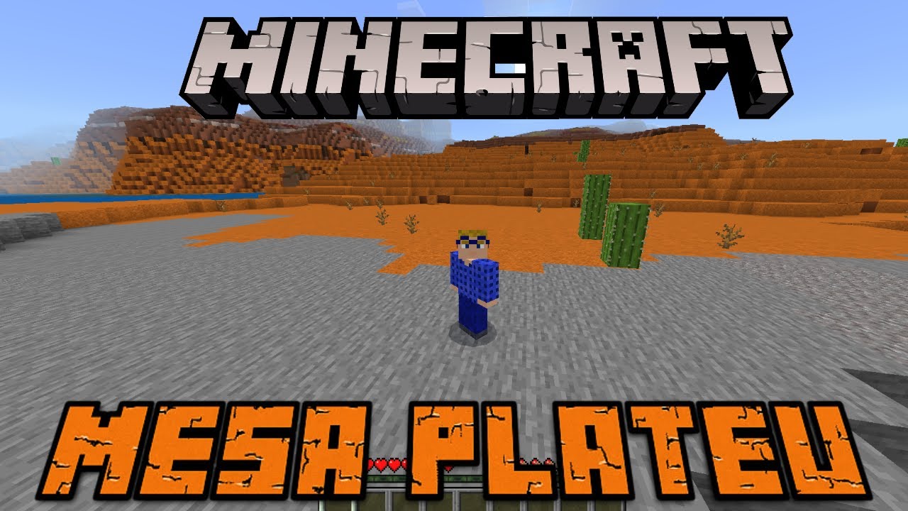 Mesa plateau in Minecraft - YouTube