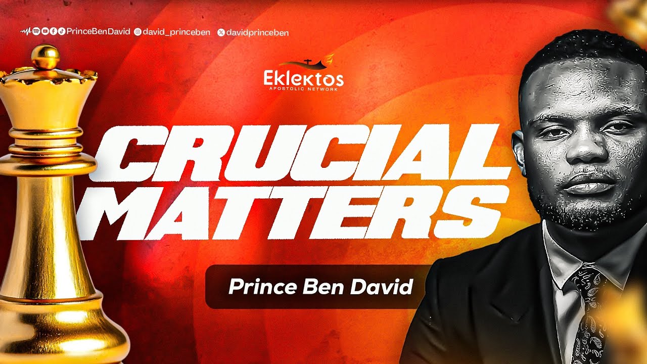 Crucial Matters - Prince Ben David - YouTube