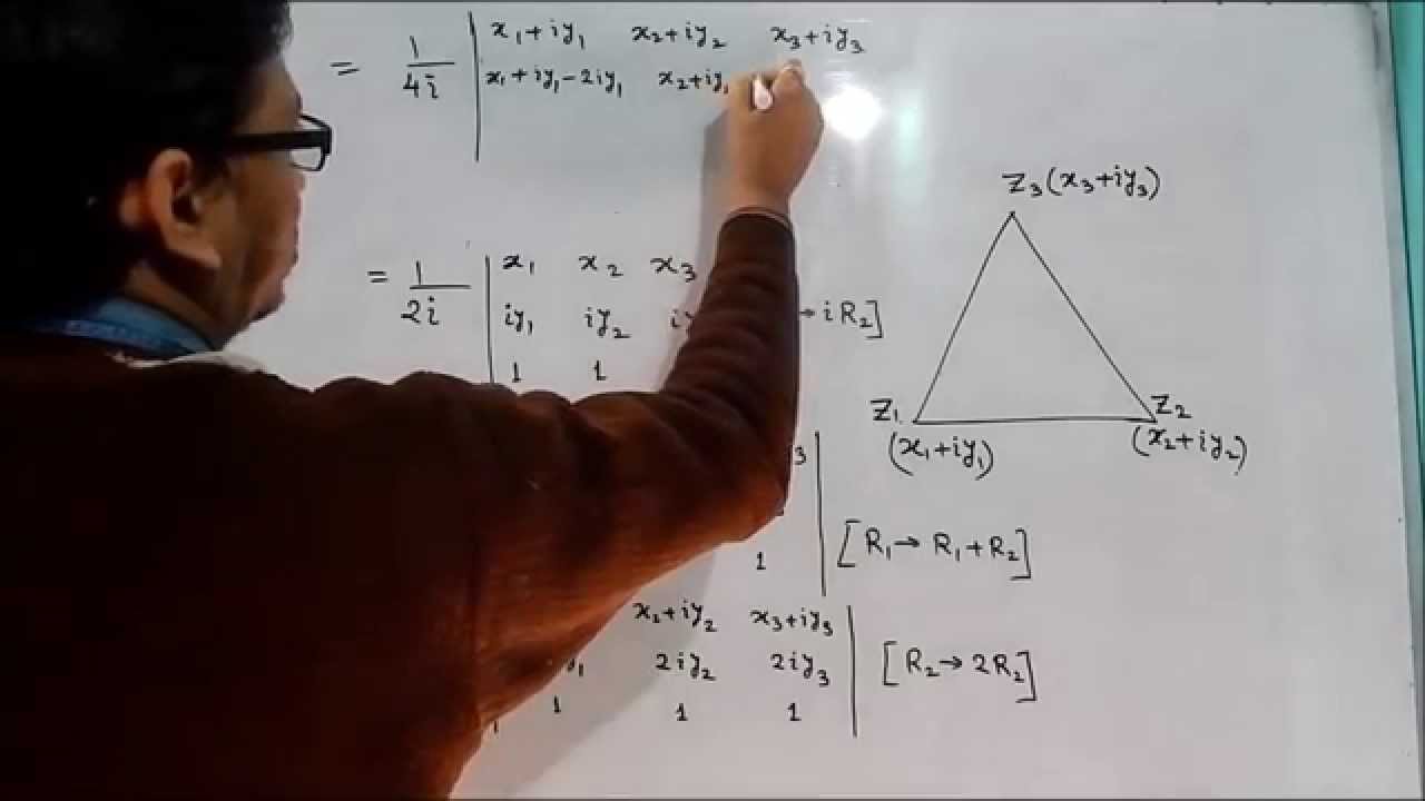 Complex Numbers - Area of a Triangle - YouTube