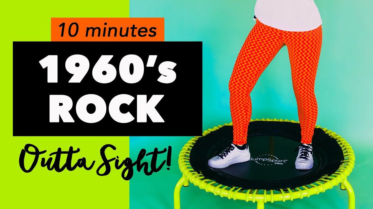 10 Minute 1960s Rock Rebounder Workout for Seniors & Beginners | Low ...