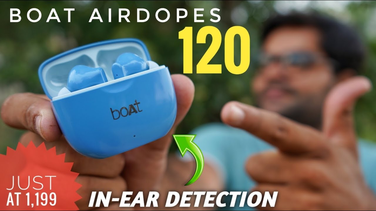 boAt Airdopes 120 with in-Ear Detection ⚡⚡ Best Earbuds Under 1500 ...