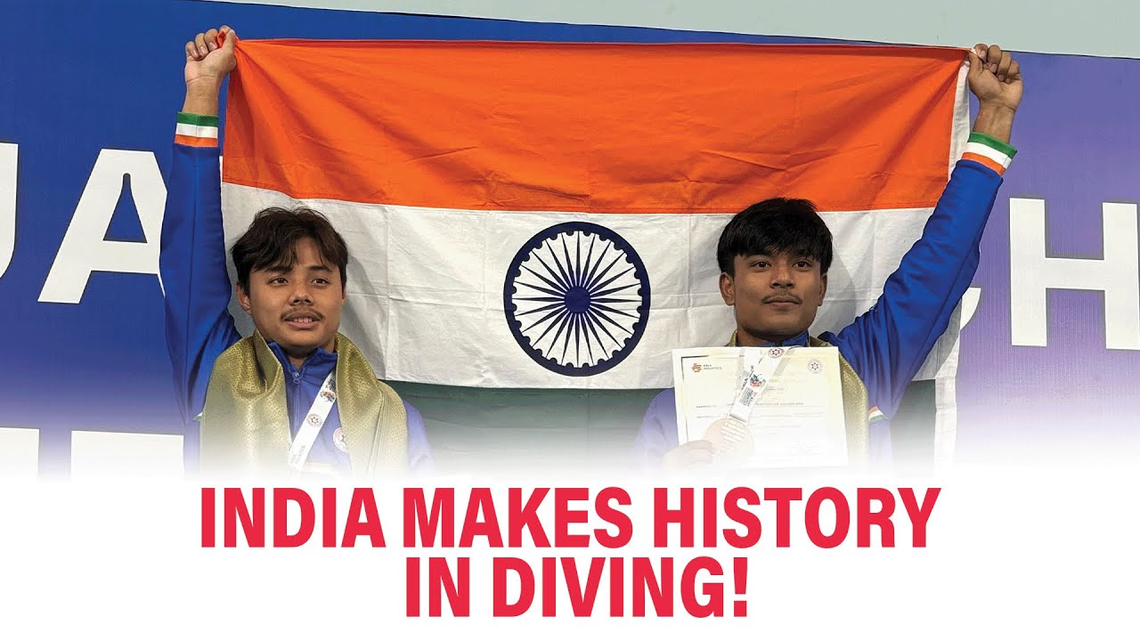 India wins its first-ever diving medal at the 2025 Asian Aquatics ...