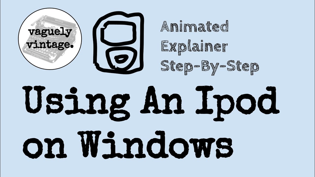Using An Ipod Classic, Shuffle or Touch - On Windows - YouTube