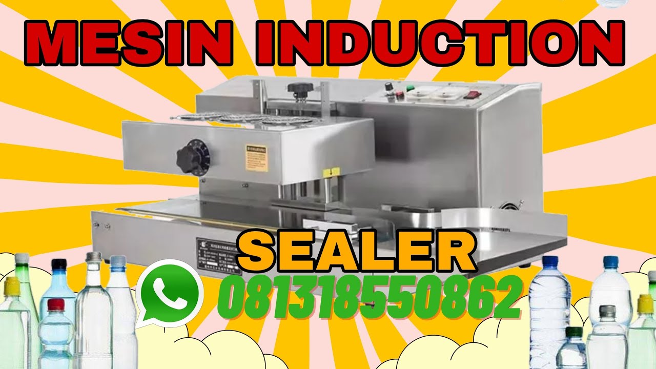 Mesin Induction Sealer Segel Botol/ Alat Penyegel Botol induksi - YouTube