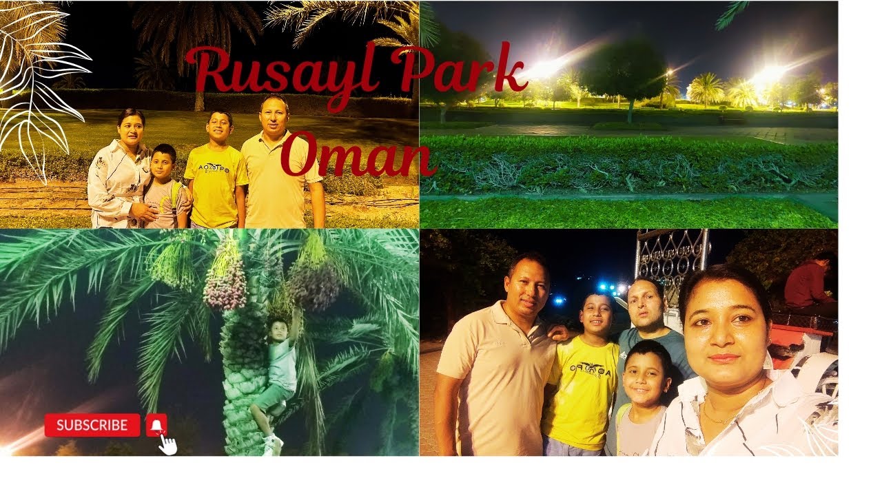 Exploring the Beauty of Rusayl Park, Oman♥️ / A Day with my family ...