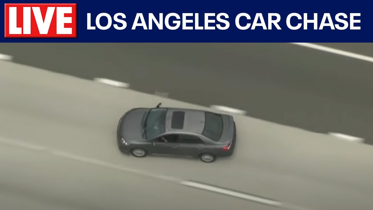 LIVE: Car Chase in Los Angeles, California - YouTube