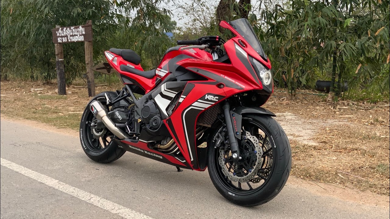 รีวิว CBR650F 2013 แต่งเต็ม คาร์บอนเยอะมากกก l TopkrafSuperbike l - YouTube