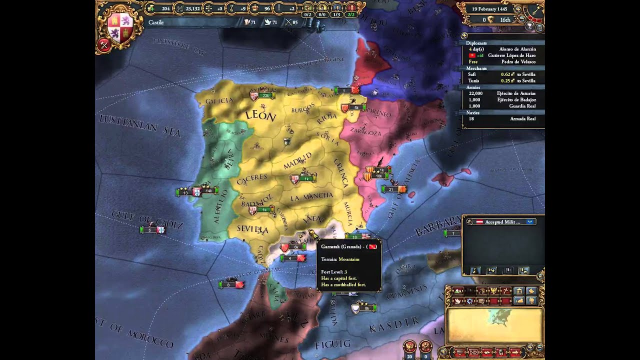 EU4 Lets play Castile 1 - YouTube