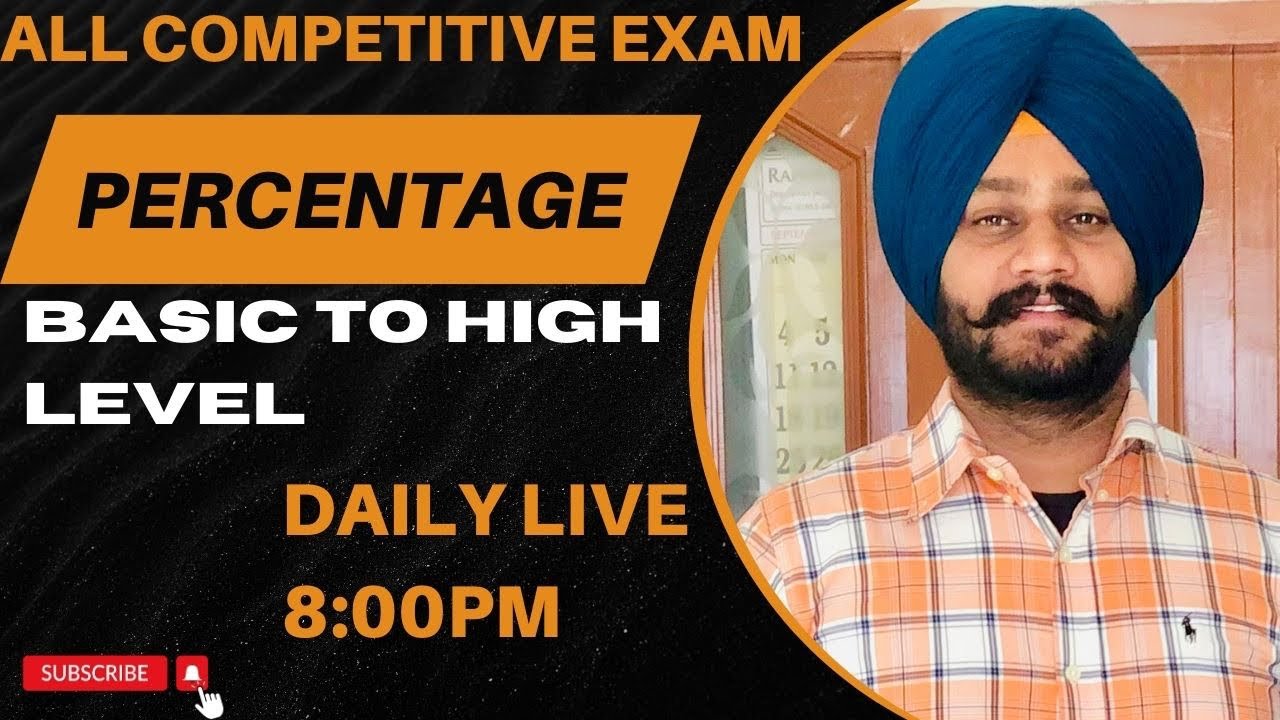 Percentage||day-2||all competitive exam||Gravity coaching classes ||#2 ...