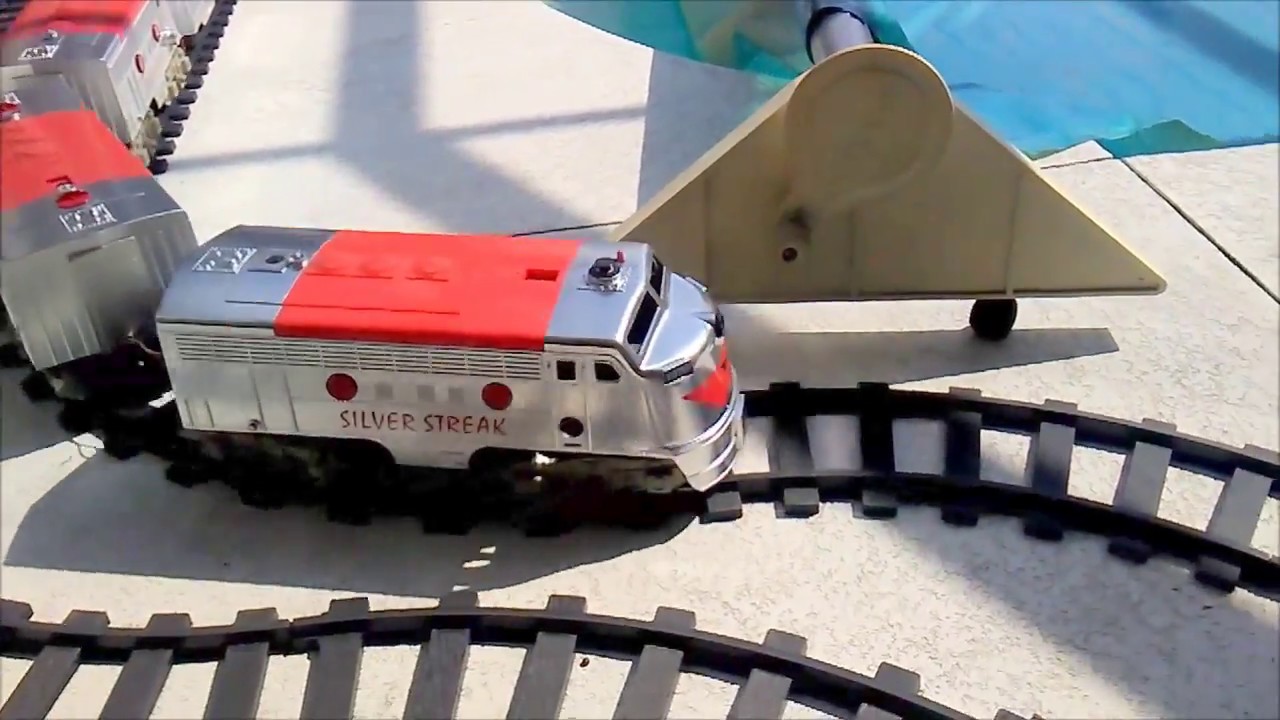 Mighty Casey train repainted silver and redesigned - YouTube