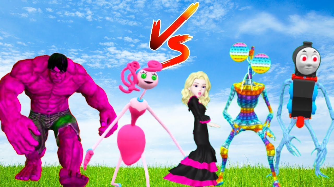 TEAM Siren Head, Light Head, Cartoon Cat & Dog VS Long Legs & Light ...