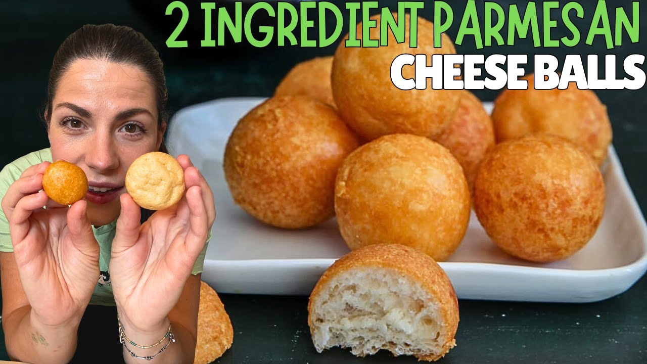 JUST TWO INGREDIENTS NEEDED FOR THESE! ITALIAN PARMESAN CHEESE BALLS ...