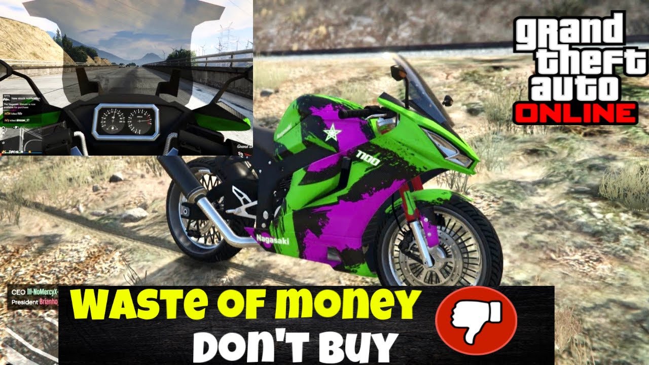 Nagasaki Shinobi (New Bike) Customization + Top Speed | GTA Online ...