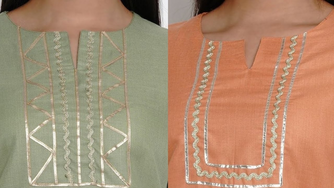 New Neck Design Cutting ️|Sweetheart Neck Cutting | bukram se gale ki ...