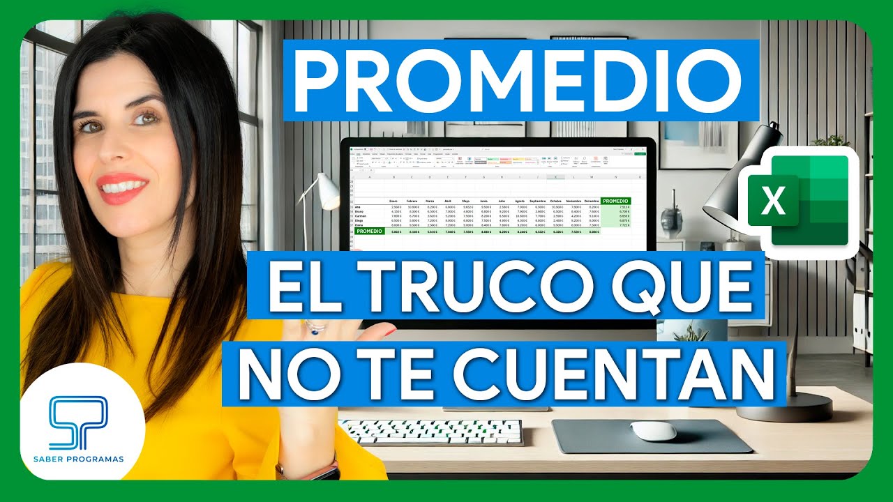 PROMEDIO de VENTAS en Excel - YouTube