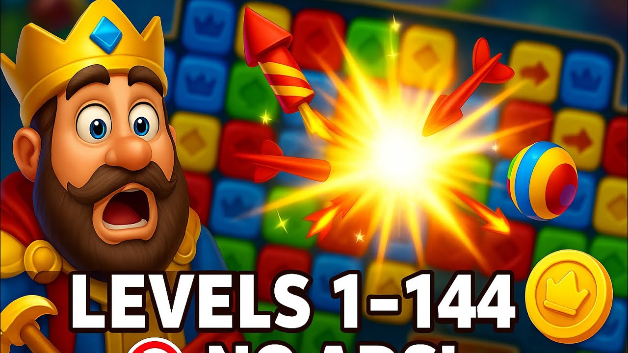Royal Match Gameplay 🏰 | Levels 1 to 144 – Full Playthrough No Ads ...