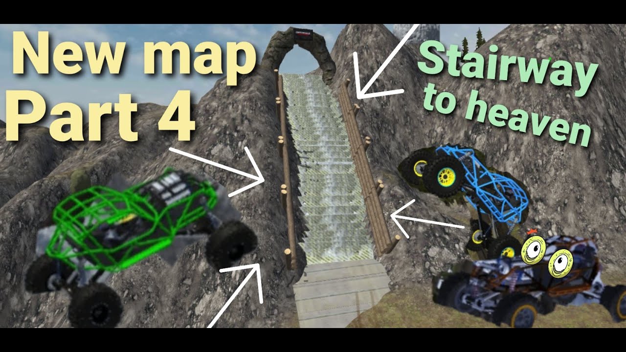 Offroad Outlaws - new map part 4 (stairway to heaven climb) - YouTube