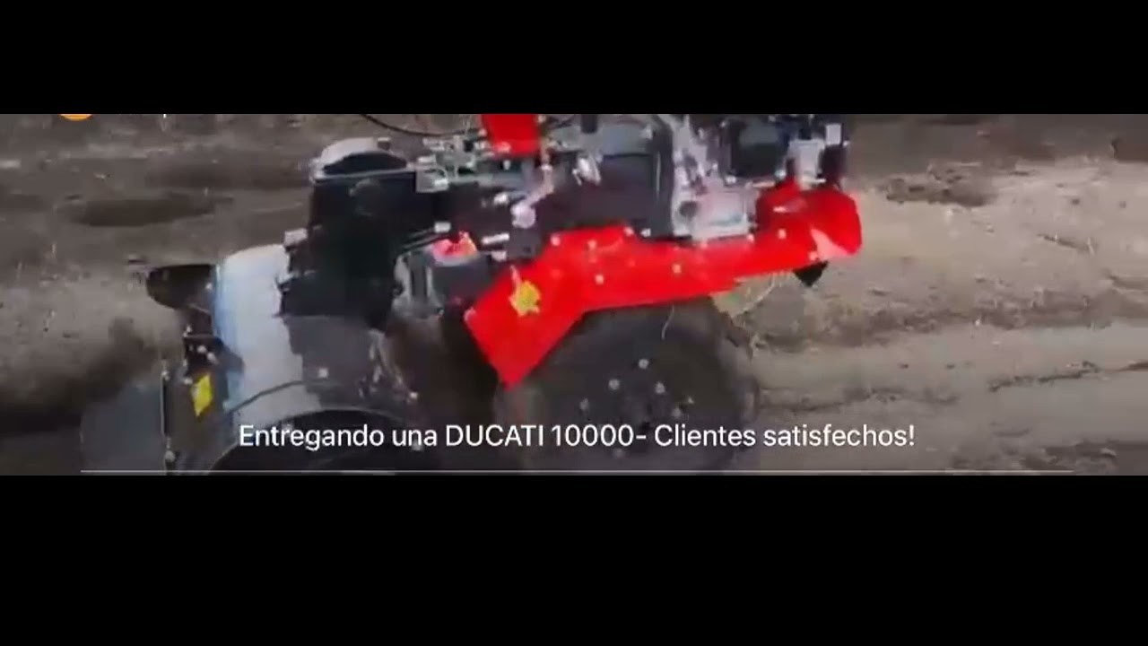 MOTOAZADA MOTOCULTOR DUCATI 10000 AGROGER ROTOVO TRASERO - YouTube