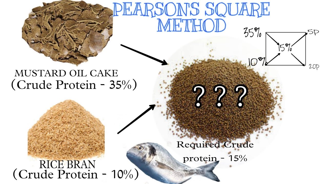 Fish Feed Formulation Using Pearson Square Method fish-feed-formulation-using-pearson-square-method