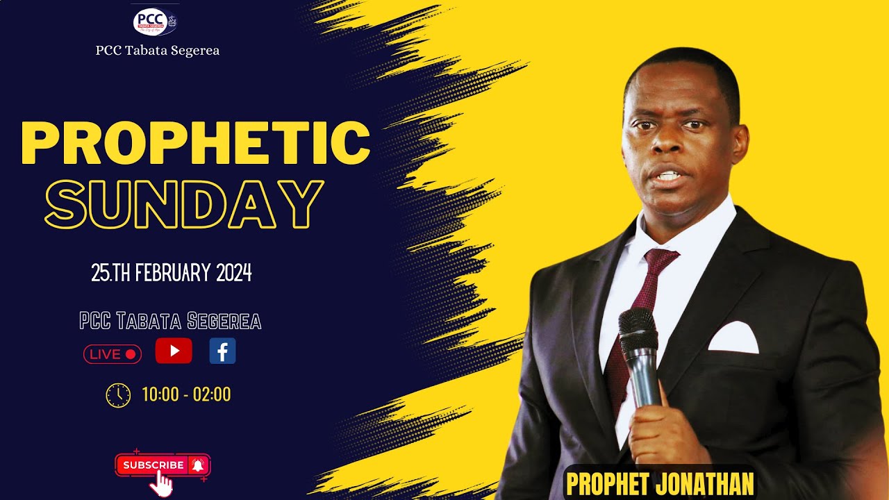 #live : [25.02.2024] PROPHETIC SUNDAY || PROPHET JONATHAN || PASTOR DR MIRIAM MGENDI || 2ND ...