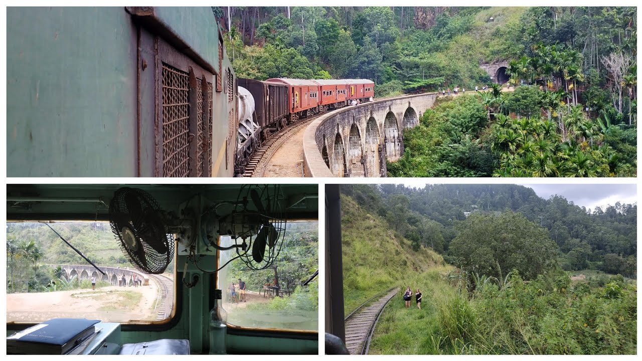Sri Lanka Railways Hitachi Class M5 Cab Ride to Badulla with Kandy ...