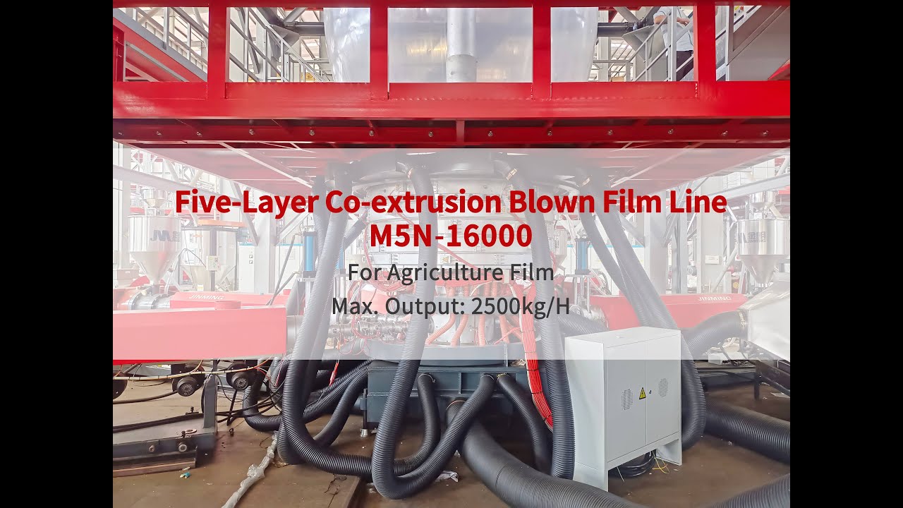 5-Layer Co-extrusion Agriculture Blown Film Machine(M5N-16000) - YouTube