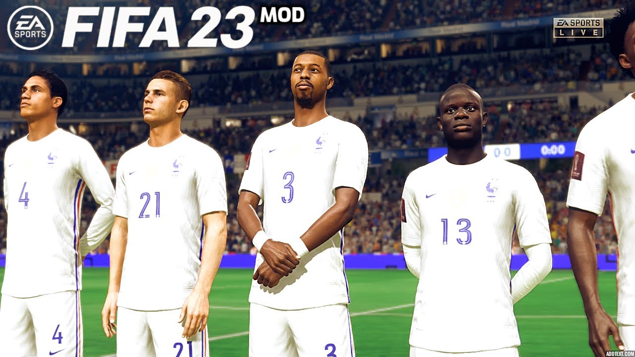 FRANCE vs SPAIN FIFA 23 MOD PS5 Gameplay & Graphics Ultimate Difficulty ...