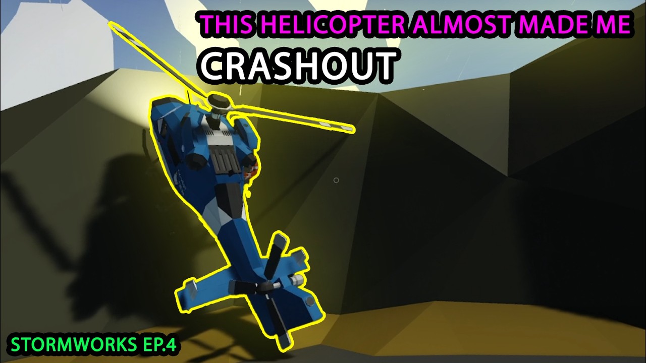 Rescuing with this cursed helicopter was a nightmare! Stormworks Ep.4 ...