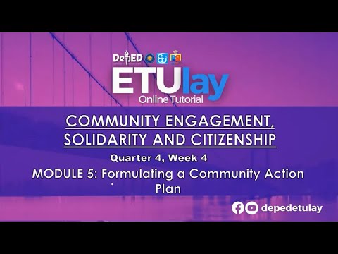 Formulating a Community Action Plan || Community Engagement, Solidarity ...