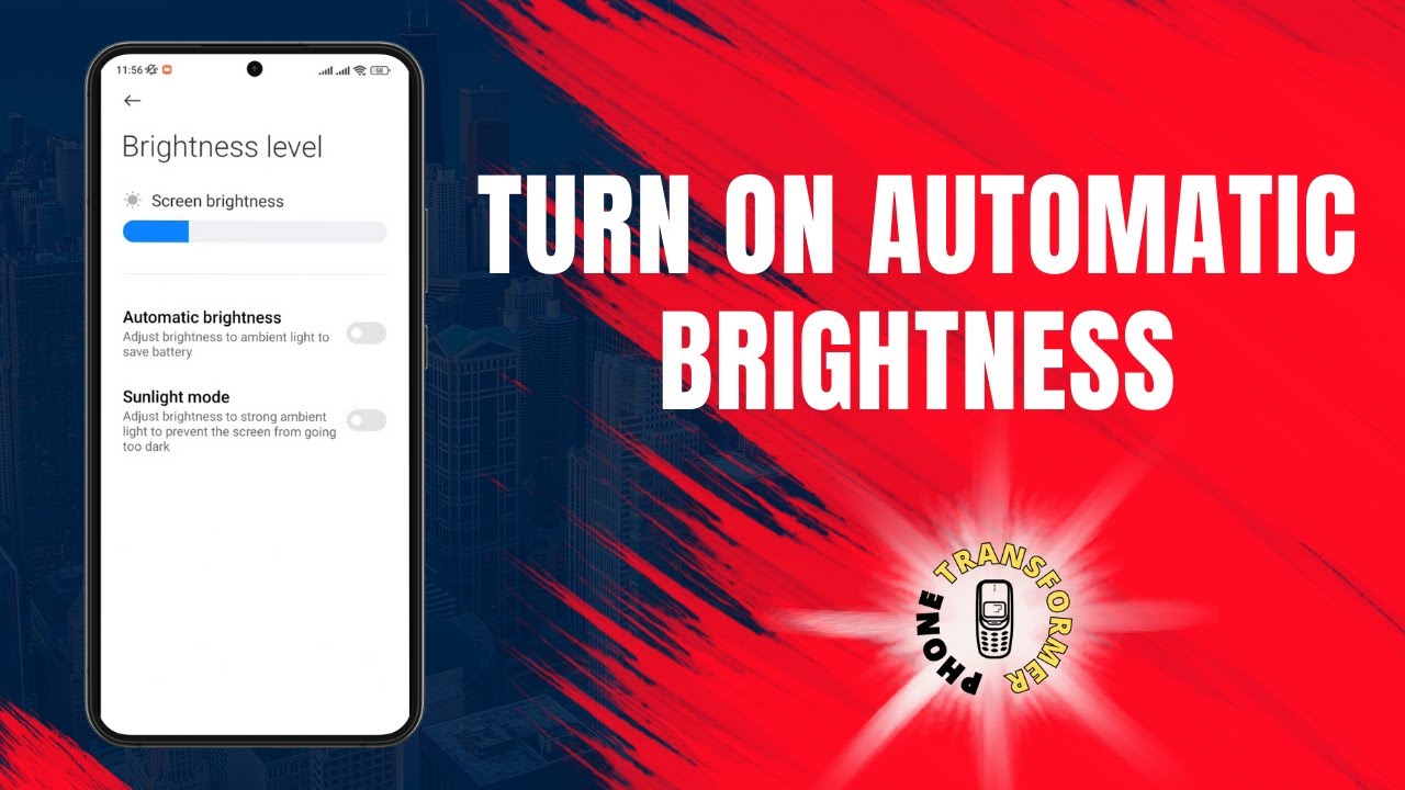 How to Turn On Automatic Brightness on Android Phone | Adaptive Screen ...