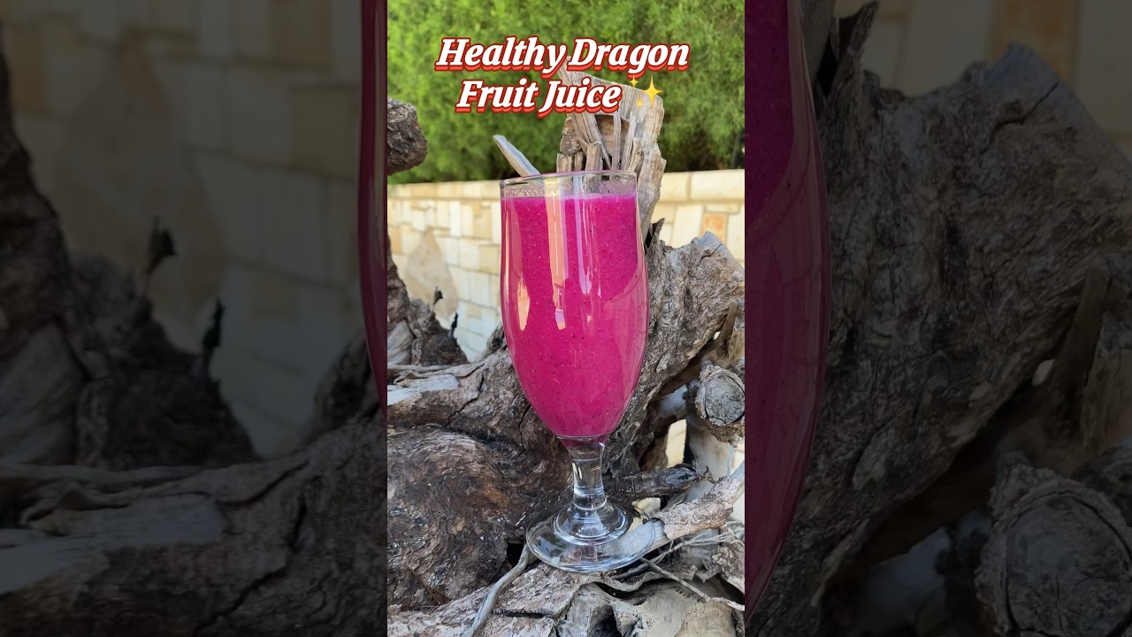 Healthy Dragon Fruit Juice #viral #shorts #healthyrecipe #juice # ...