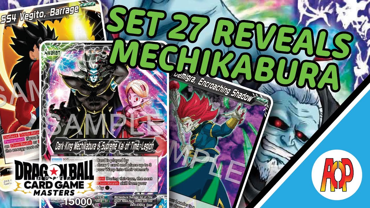 Mechikabura Reveals BT27 | DBSM TCG - YouTube