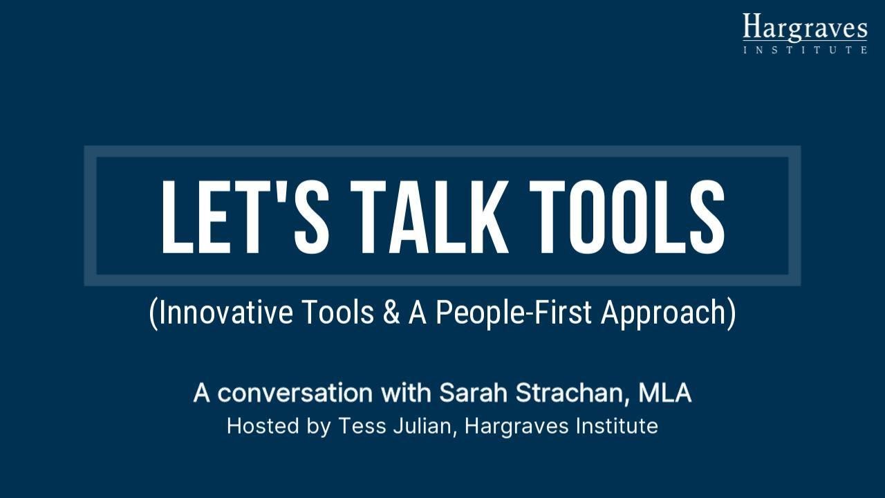 Tess Julian talks Tools with Sarah Strachan. The impact of tools and a ...