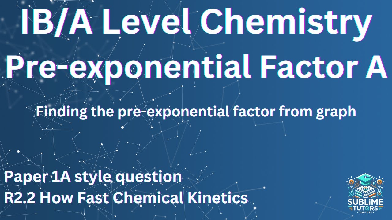 Finding the value of pre exponential factor (Arrhenius factor) from lnk ...