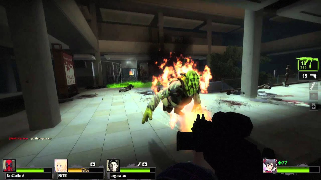 Modded Left 4 Dead 2- ENCOUNTERING SHREK THE TANK! - YouTube