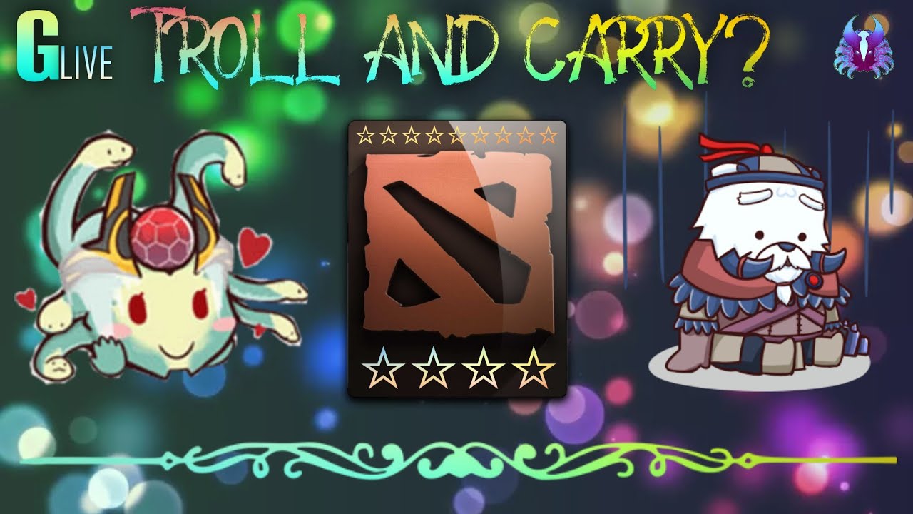 Troll And Carry? - Classic Ranked Dota 2 - With GAMEXILE - YouTube