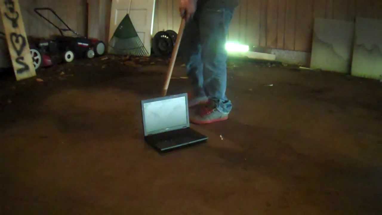 epic laptop explosion - YouTube
