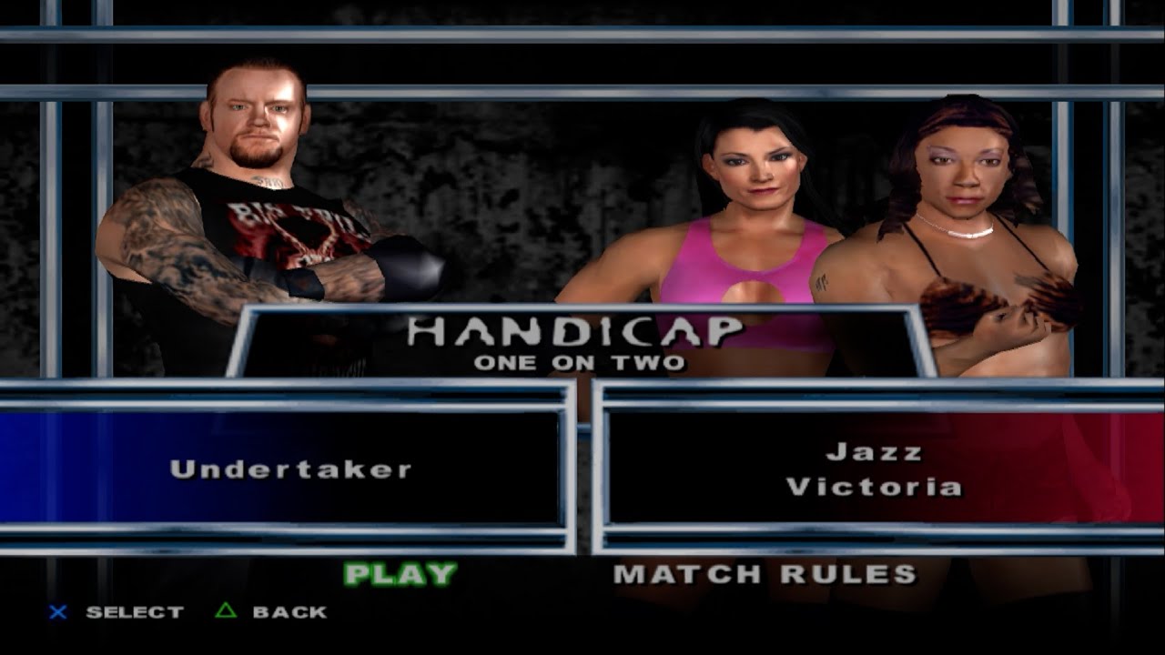 WWE SmackDown! Here Comes the Pain - Undertaker VS Jazz,Victoria ...