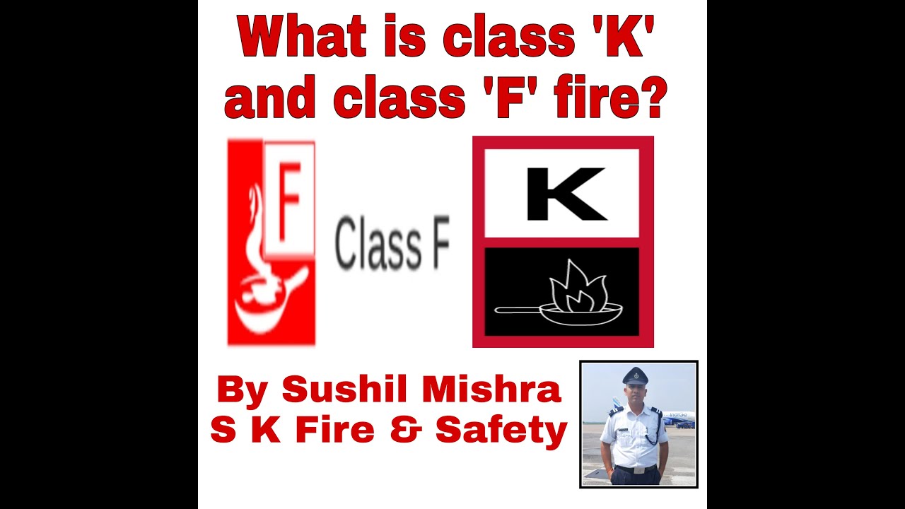Classification of Fire | What is Class 'K' & 'F' ? - YouTube